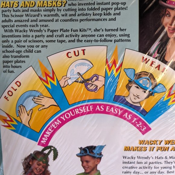 Wacky Wendy | Party Supplies | Wacky Wendy Hats And Masks Kit Craft Diy ...